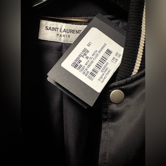 Yves Saint Laurent | Jackets & Coats | Yves Saint Laurent Teddy With ...